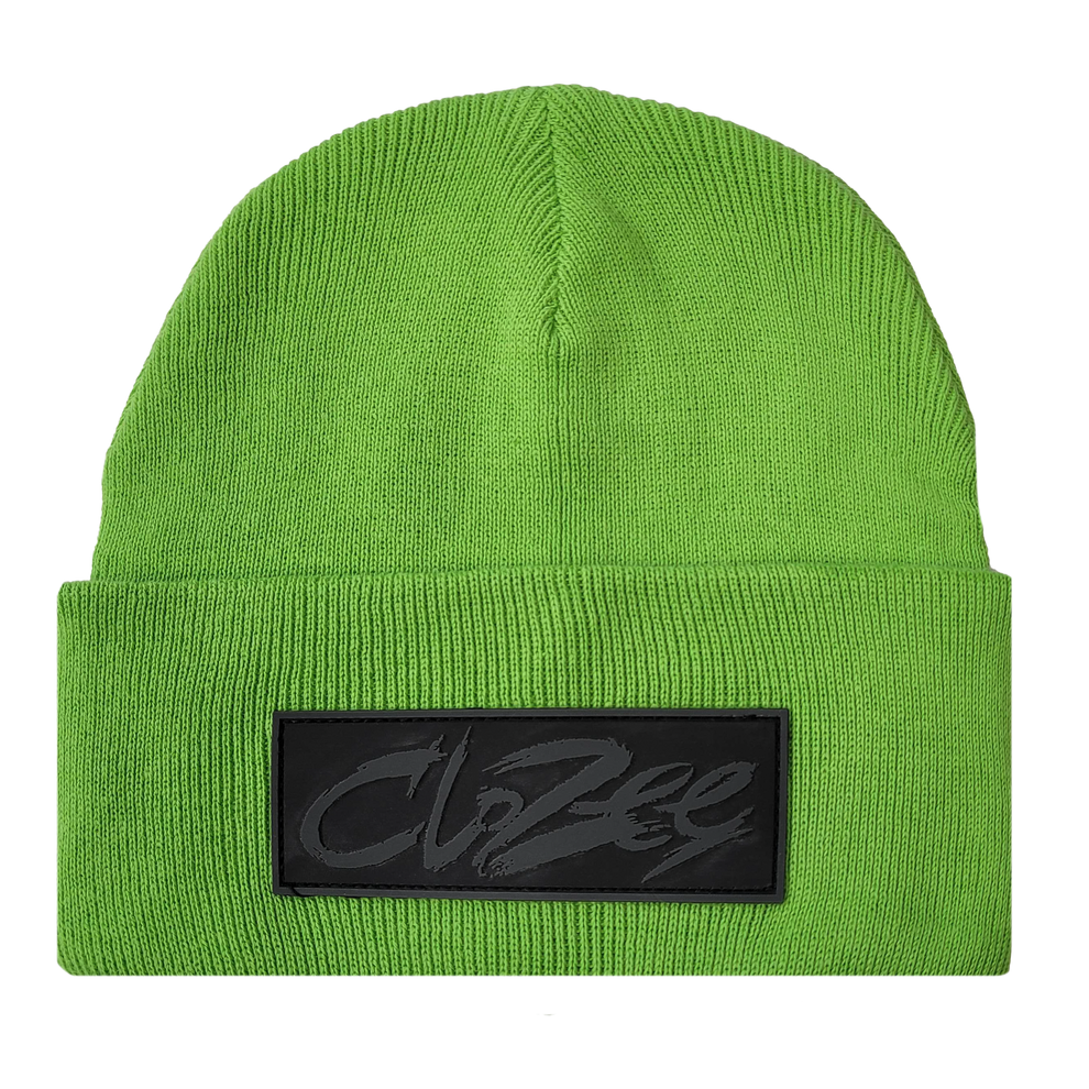CloZee - Logo - Neon Green Beanie – CloZee Official Store
